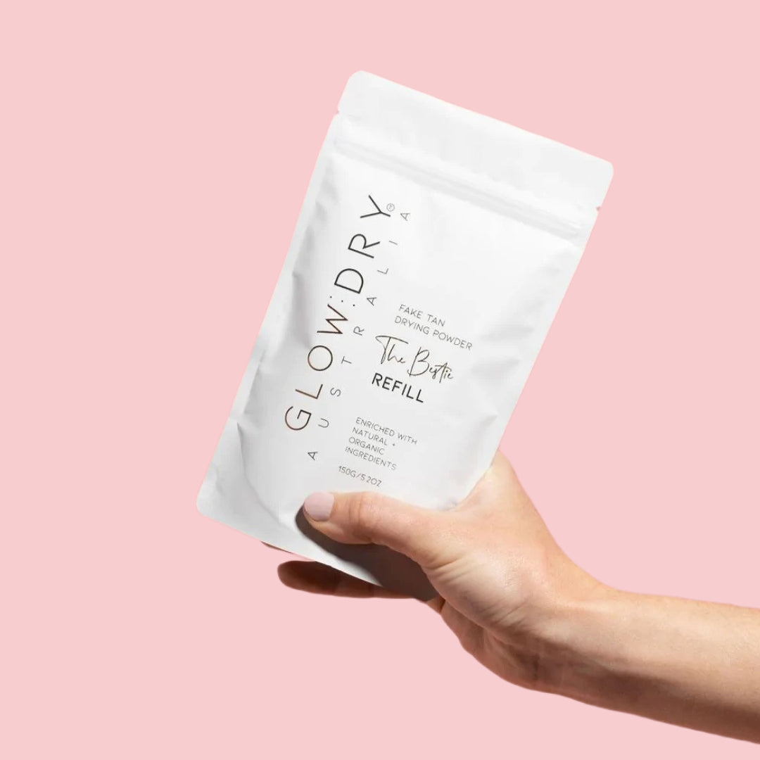 Glow Dry Australia Fake Tan Drying Powder – GLOW X GO