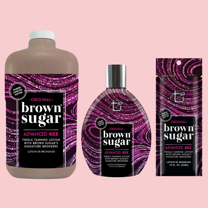 Tan Inc Brown Sugar - Original Dark Brown Sugar Indoor Tanning Tingle ...