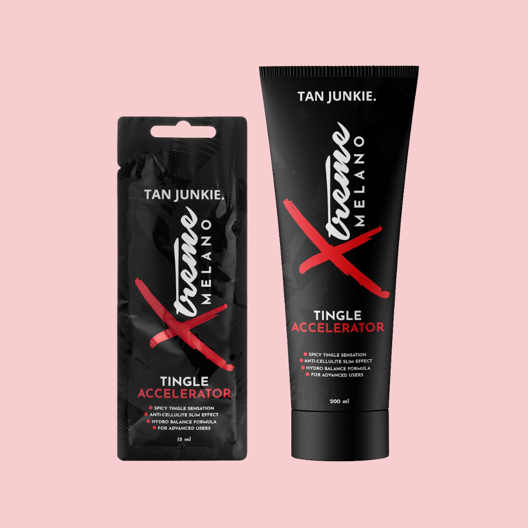 Tan Junkie - Xtreme Melano Indoor Tanning Tingle Lotion – GLOW X GO
